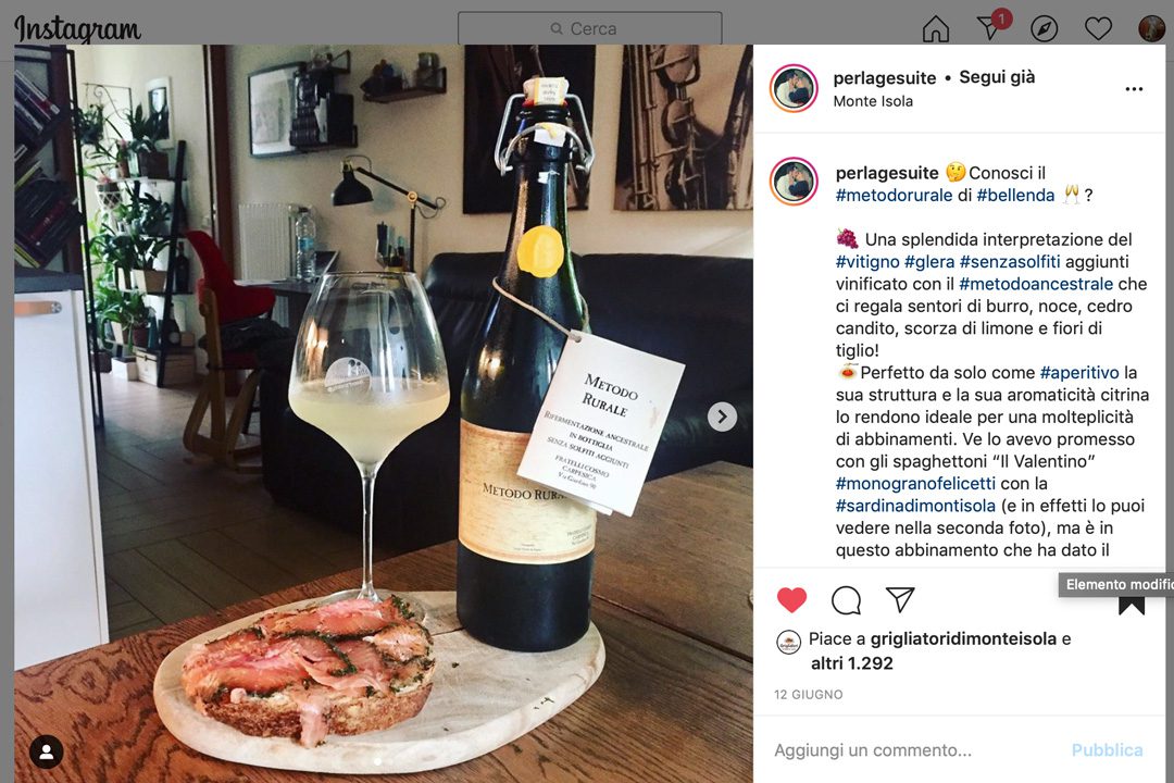 Prosecco col fondo e non solo di Bellenda in degustazione! - Perlage Suite